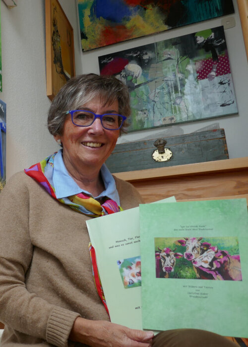 Christine Huber : contemporary (Germany) Painter, Textile Artist ...