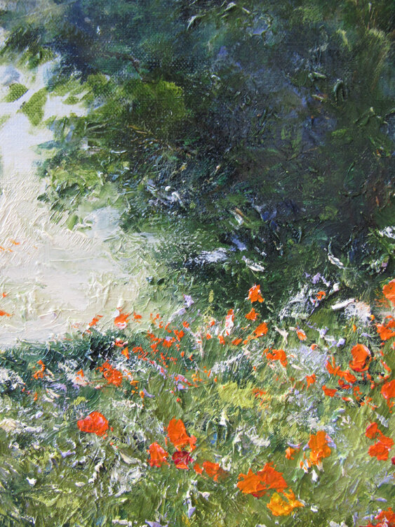 là où souffle la brise von Brigitte Di Scala (2021) : Gemälde Öl auf ...