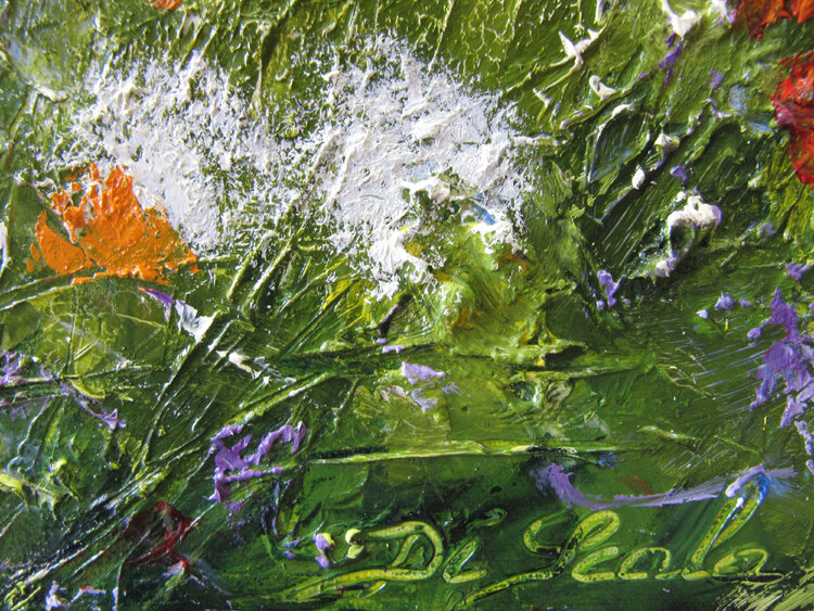 là où souffle la brise von Brigitte Di Scala (2021) : Gemälde Öl auf ...