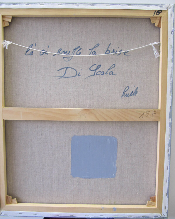 là où souffle la brise von Brigitte Di Scala (2021) : Gemälde Öl auf ...