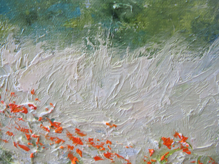 là où souffle la brise von Brigitte Di Scala (2021) : Gemälde Öl auf ...