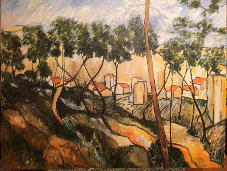 alter Steinbruch by sepp ruttner (2021) : Painting Oil on Canvas ...