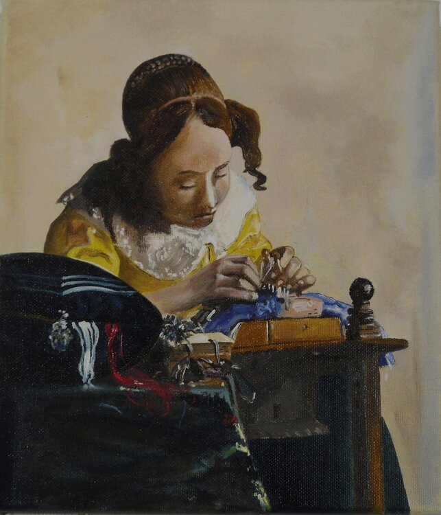 Die Klöpplerin (Jan Vermeer van Delft) von Dieter Becker (2011 ...