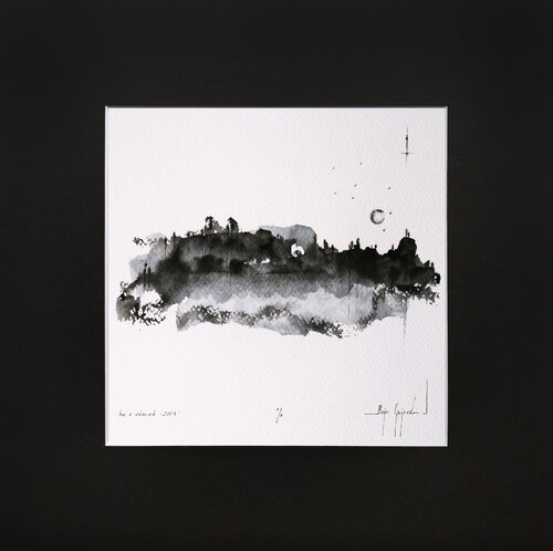 Oryginal ink drawing von Maja Gajewska (2024) : Zeichnungen Tusche auf ...