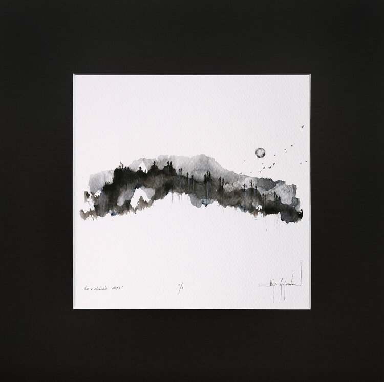 Oryginal ink drawing von Maja Gajewska (2024) : Zeichnungen Tusche auf ...