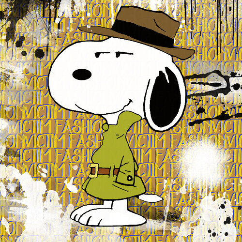 Snoopy Detective by Nine Benandsons (2023) : Painting Acrylic, Graffiti ...