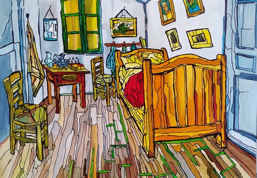 Omaggio a Vincent - La stanza di Van Gogh von Elena Galimberti (2020 ...