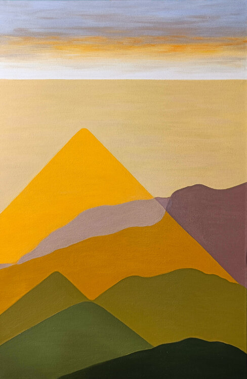 Golden Light: Pyramidal Reflection by Livia-Doina Stanciu (2021 ...