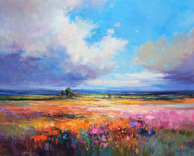 Emotional Landscape von Behshad Arjomandi (2023) : Gemälde Öl auf ...