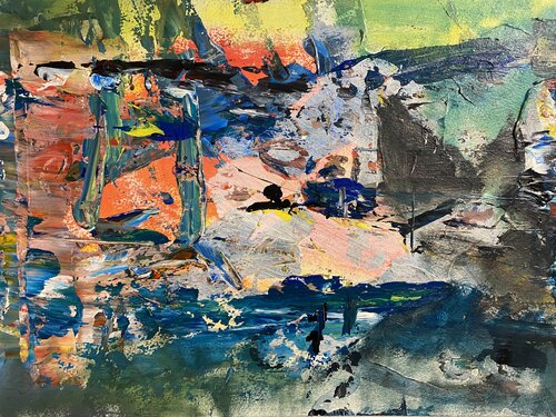 o. T. by Karl Heinz Heinrichs (2019) : Work on paper Acrylic on Paper ...