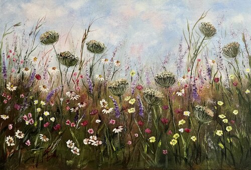 Summer Ecstasy: Field Elegance- 60*40cm by Tanja Frost (2024 ...